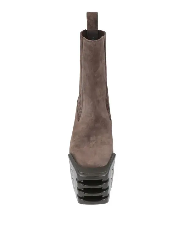 Rick Owens Ankle Boots With Internal Wedge Heel