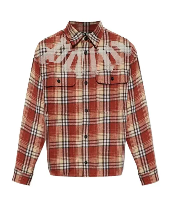 Palm Angels Long-sleeved Shirt - Red