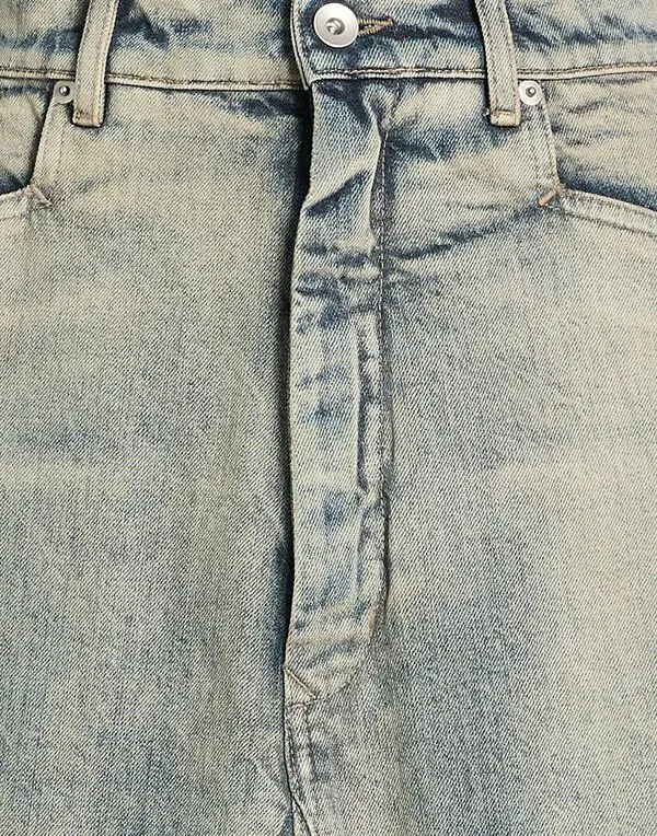 Rick Owens Flared Denim Skirt