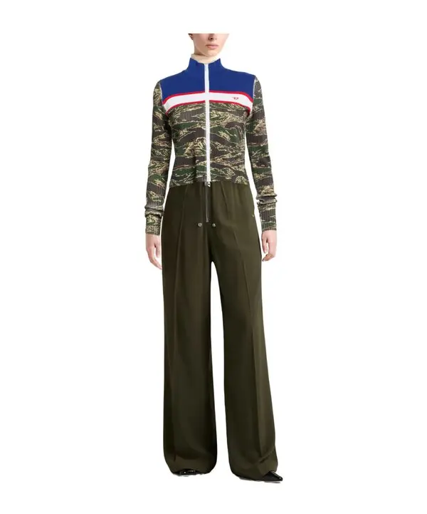 DIESEL® Camouflage Knit Zip-up Jacket