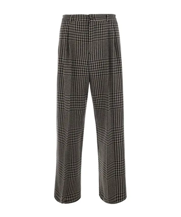 Emporio Armani Blended-fabric Trousers - Black