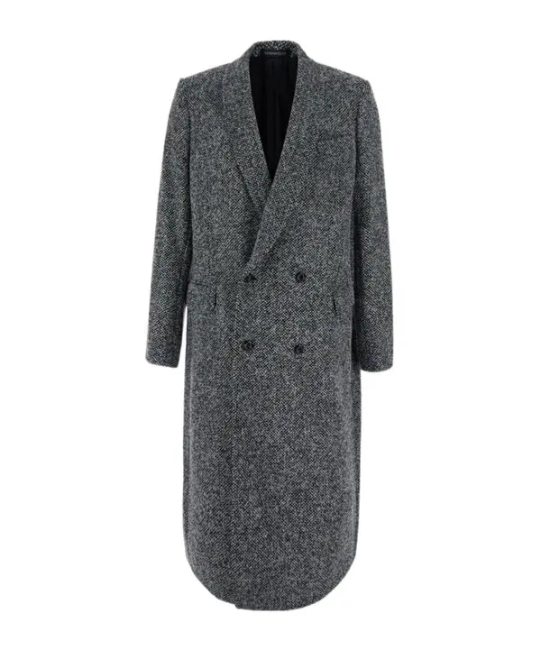 Emporio Armani Long-sleeved Coat - Black
