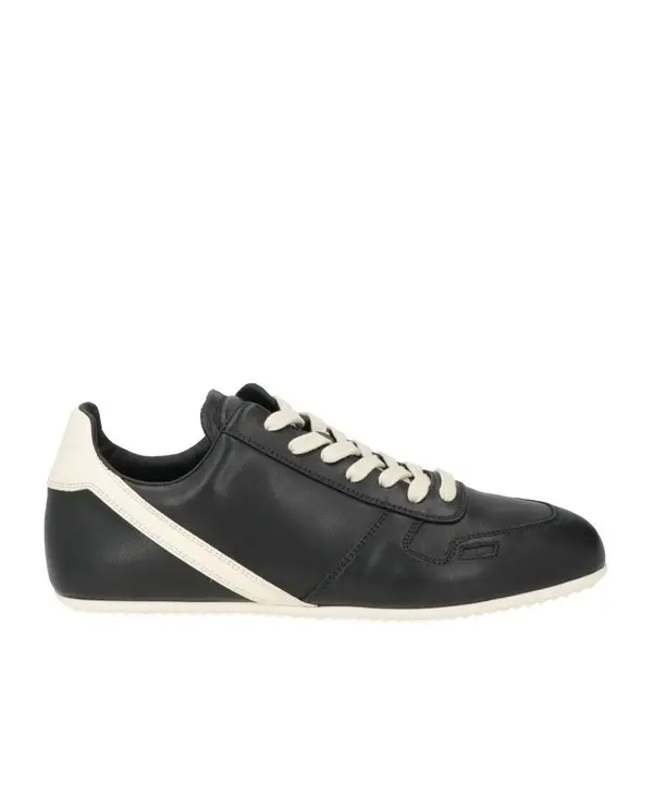 Rick Owens Low-top Leather Trainers - Black
