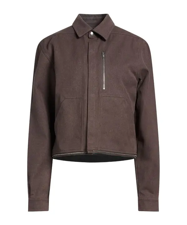 Rick Owens Denim Jackets - Brown