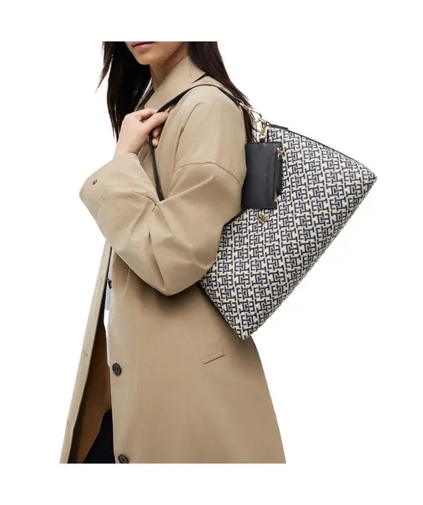 Tommy Hilfiger Classic Monogram Shoulder Bag