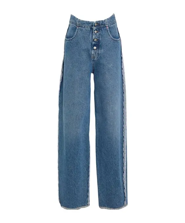 MAISON MARGIELA Medium Straight-leg Jeans - Blue