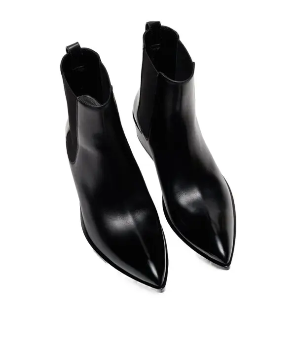 TOM FORD Burnished Leather Chelsea Boot