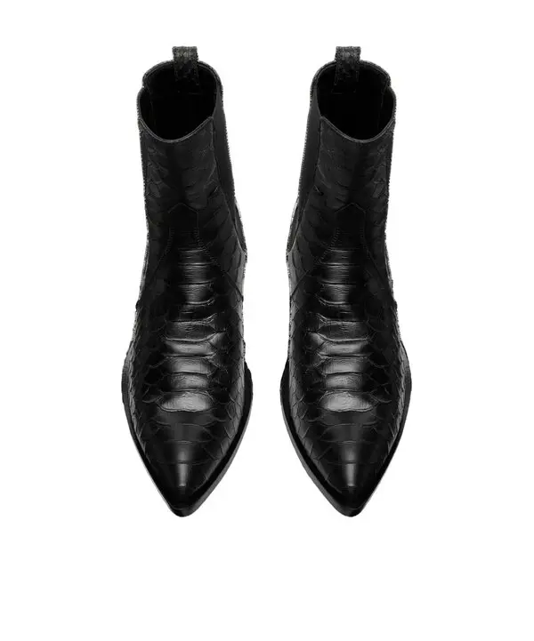 TOM FORD Burnished Leather Chelsea Boot
