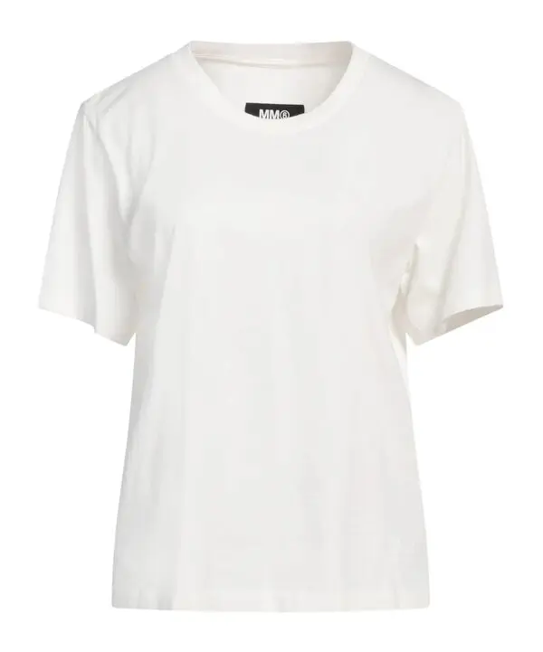 MAISON MARGIELA Plain Color Basic T-shirts - White
