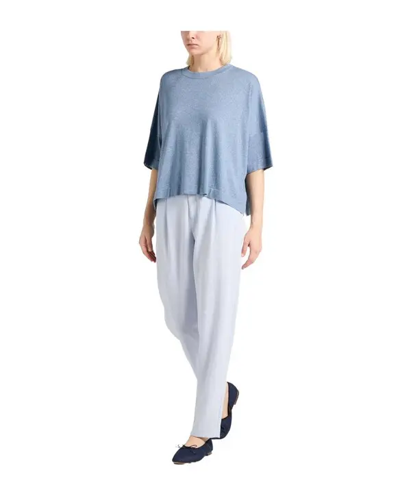Brunello Cucinelli Metallic Knit Crewneck Jumper