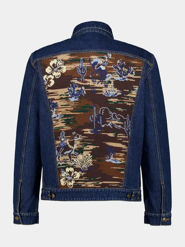 Alanui Hawaii Embroidered Denim Jacket
