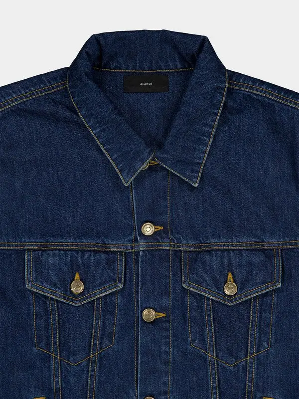 Alanui Hawaii Embroidered Denim Jacket