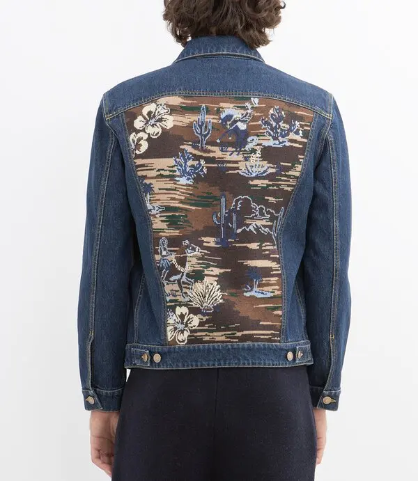 Alanui Hawaii Embroidered Denim Jacket