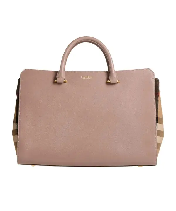 Burberry Plain Color Handbags
