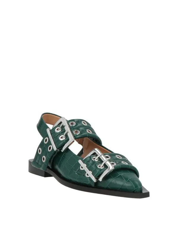 GANNI Slingback Ballet Flats
