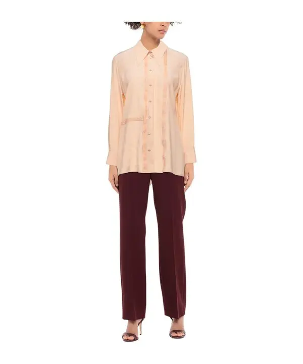 Chloé Plain Color Silk Shirts