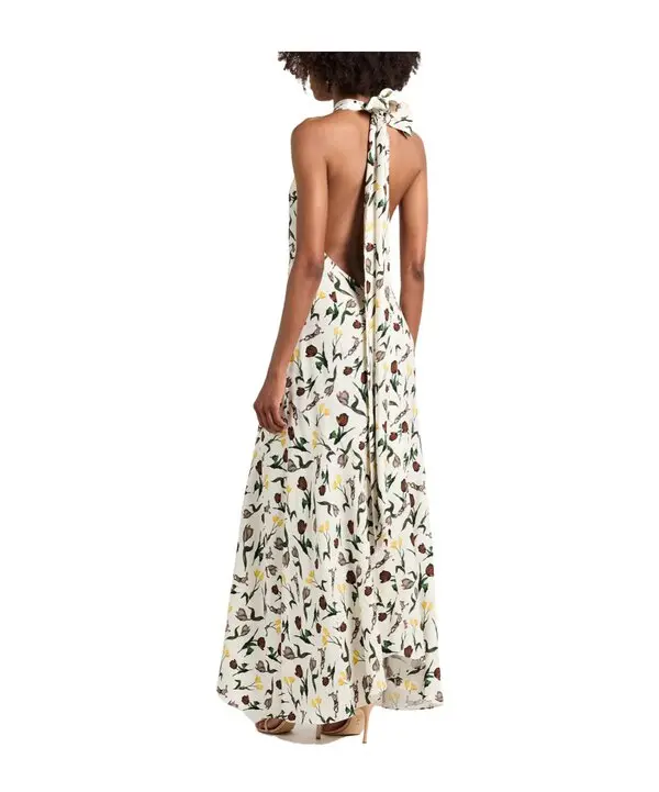 Marni Sleeveless Floral Maxi Dress With Slit