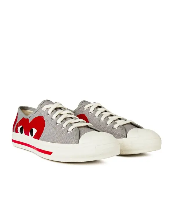 Play Comme Des Garcon Simple Canvas Shoes