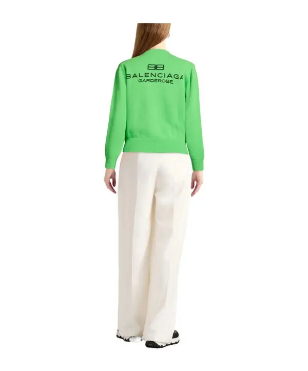 Balenciaga Solid-colored Wool Sweater