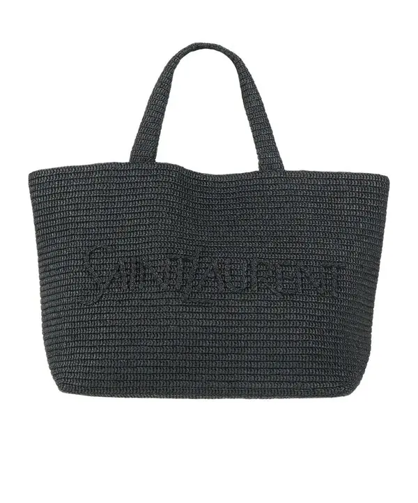 Saint Laurent Plain Color Handbags - Black