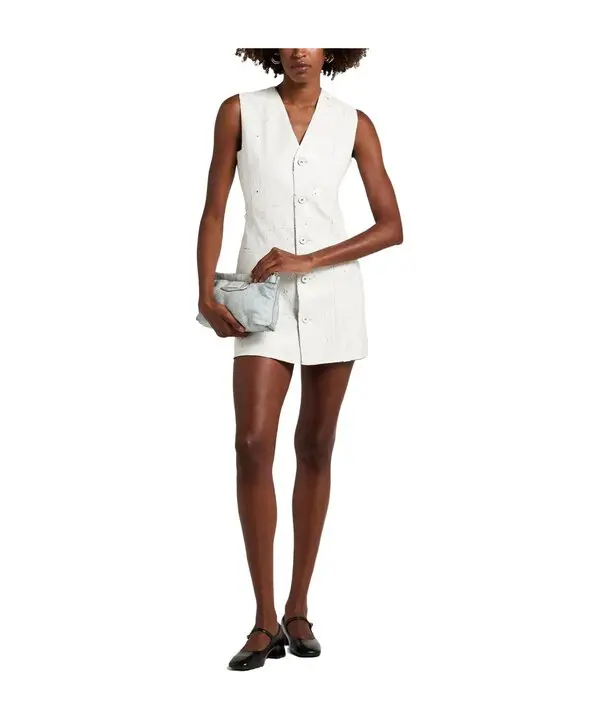 MAISON MARGIELA Sleeveless V-neck Shirt Dress