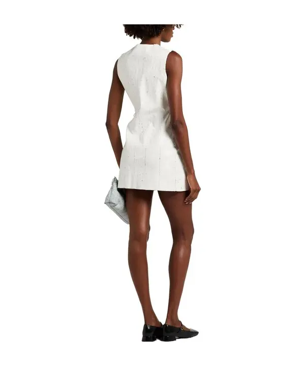 MAISON MARGIELA Sleeveless V-neck Shirt Dress