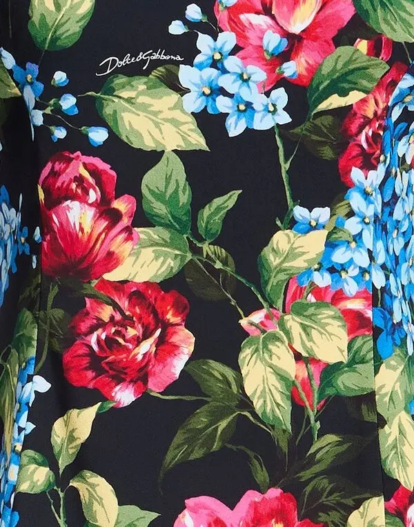 Dolce & Gabbana Floral Short-sleeve Top