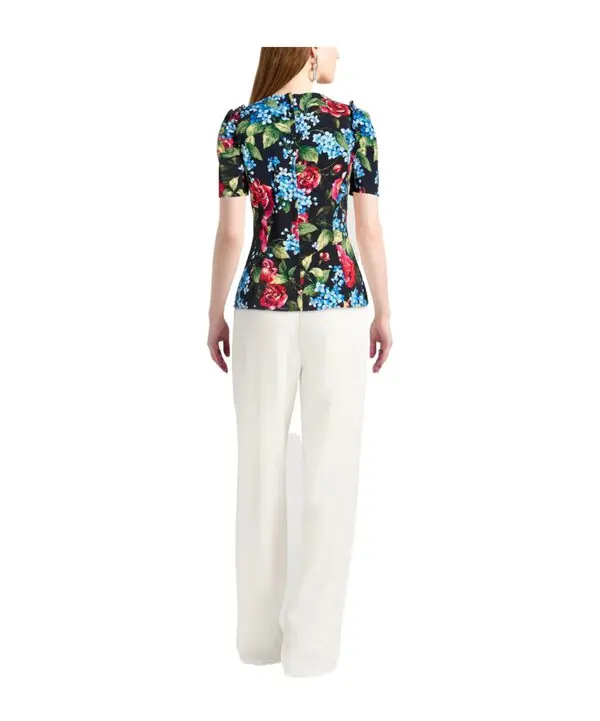 Dolce & Gabbana Floral Short-sleeve Top