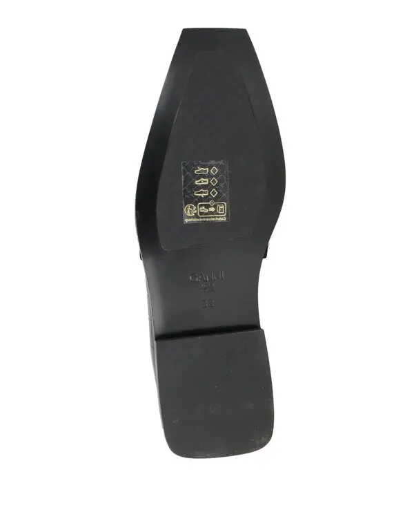 GANNI Crocodile-print Loafers
