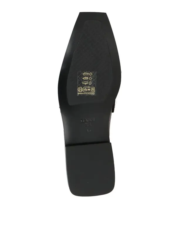 GANNI Crocodile-print Loafers