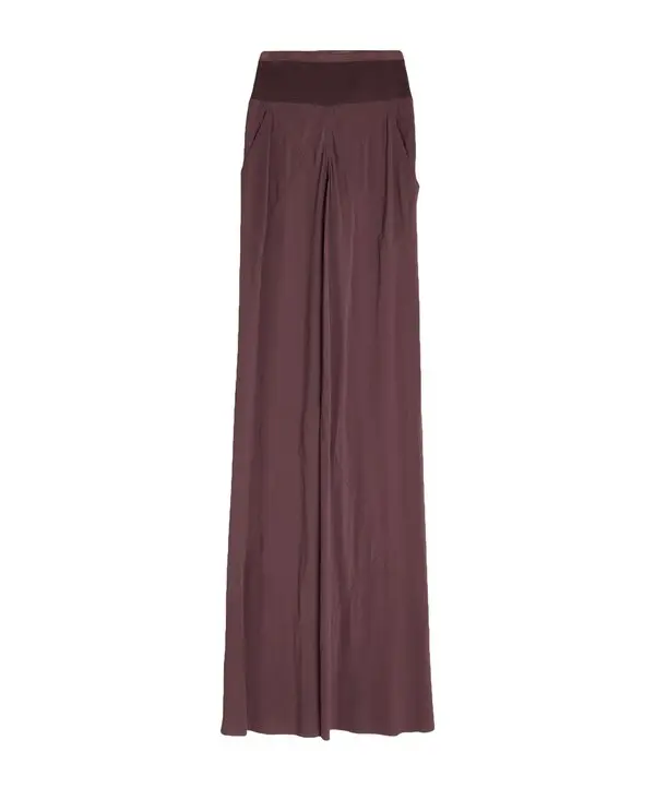 Rick Owens Plain Color Casual Trousers