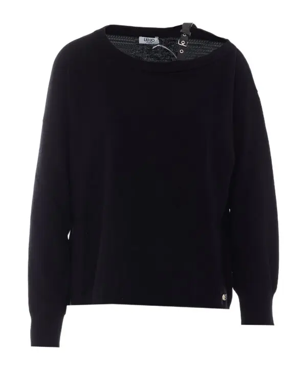 Liu Jo Long-sleeve Knit Top - Black