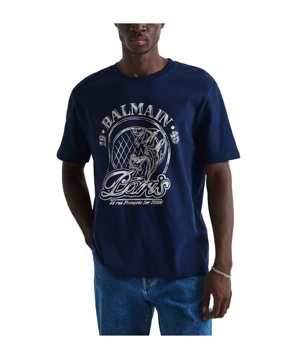 Balmain Crewneck Shortsleeve Tee