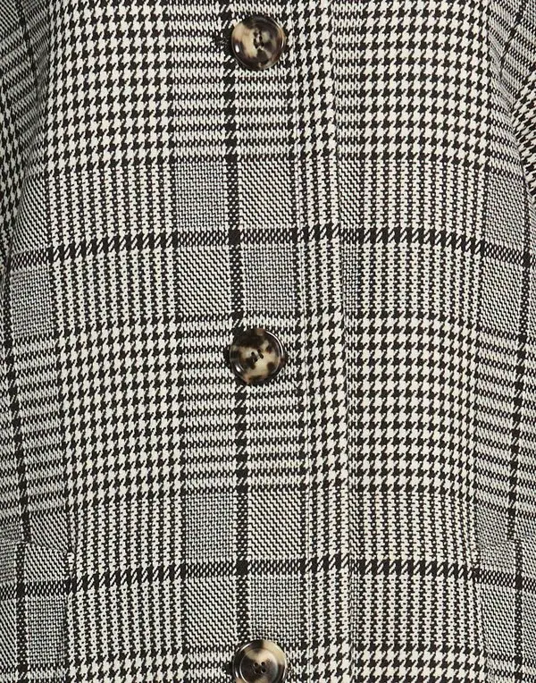 Marni Plaid Single-breasted Long Coat