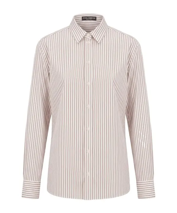 Dolce & Gabbana Striped Shirt - White