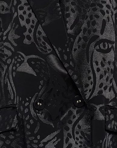 Farm Rio Double Breasted Jacquard Blazer