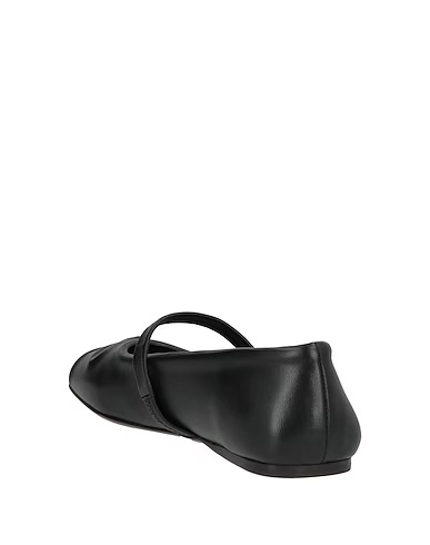 Marni Minimalist Solidcolor Mary Jane Leather Shoes