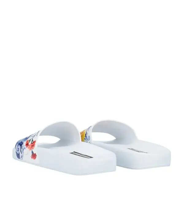 Dolce & Gabbana Floral Print Slides