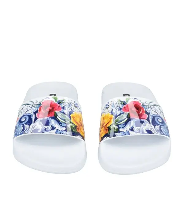 Dolce & Gabbana Floral Print Slides