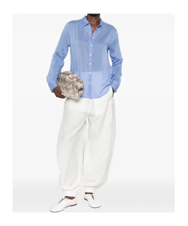 FORTE_FORTE Single-breasted Long-sleeve Shirt