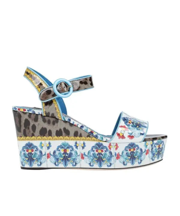 Dolce & Gabbana Printed Sandals - Multicolor