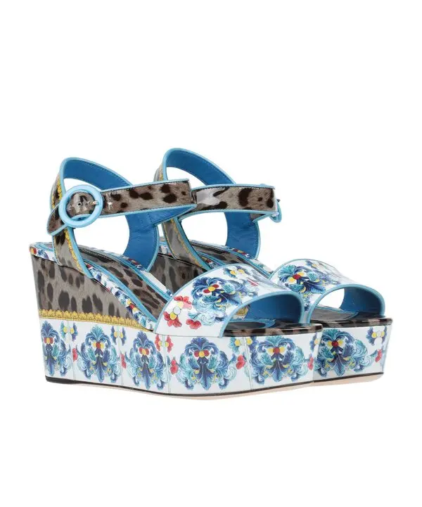Dolce & Gabbana Printed Sandals