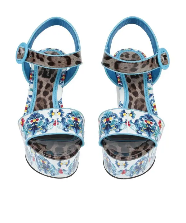 Dolce & Gabbana Printed Sandals