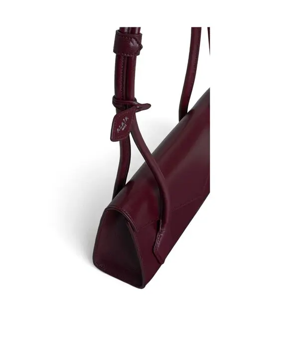 Alaïa Le Teckel Flap Small Bag In Shiny Goatskin