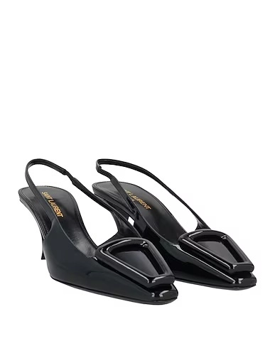 Saint Laurent Patent Leather Squaretoe High Heels