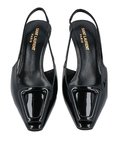 Saint Laurent Patent Leather Squaretoe High Heels