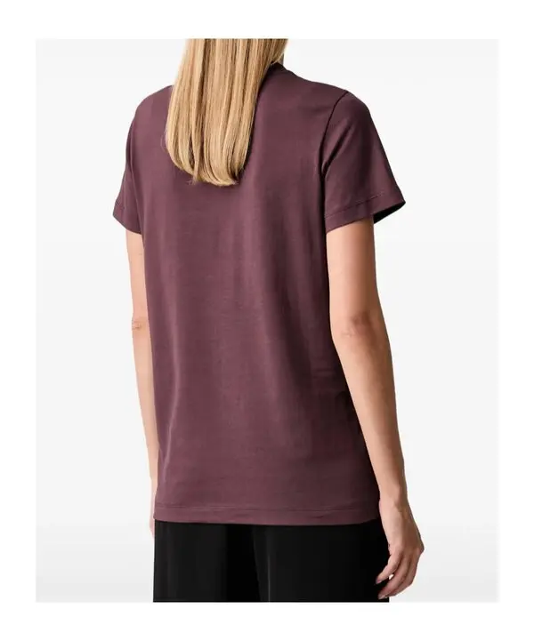 Pinko Embroidered Logo Cotton T-shirt