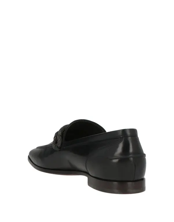 Brunello Cucinelli Leather Loafers With Embellished Detail
