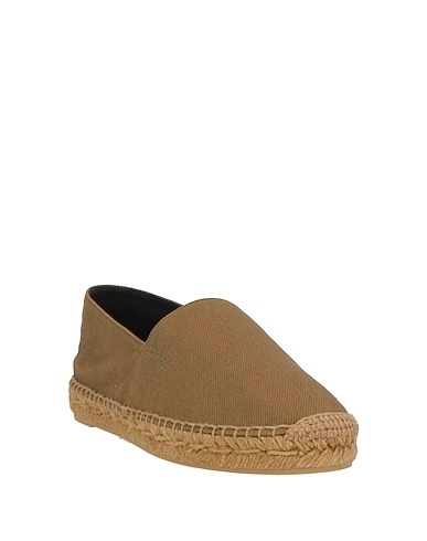 Saint Laurent Minimalist Canvas Flat Shoes