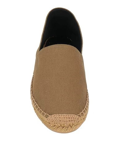 Saint Laurent Minimalist Canvas Flat Shoes